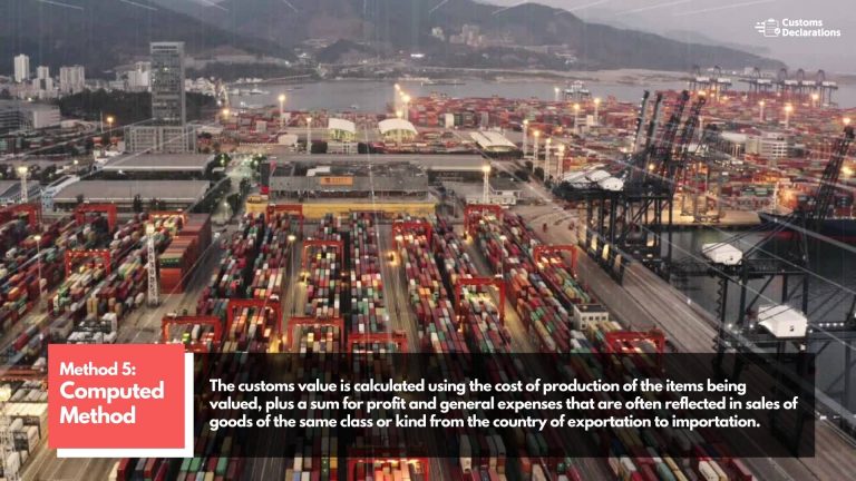 A Quick Guide to Customs Valuation Methods to Determine the Value of ...