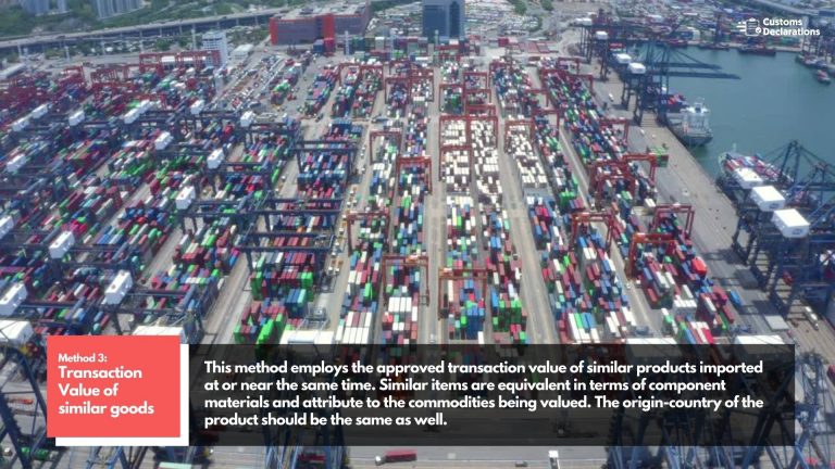 A Quick Guide to Customs Valuation Methods to Determine the Value of ...