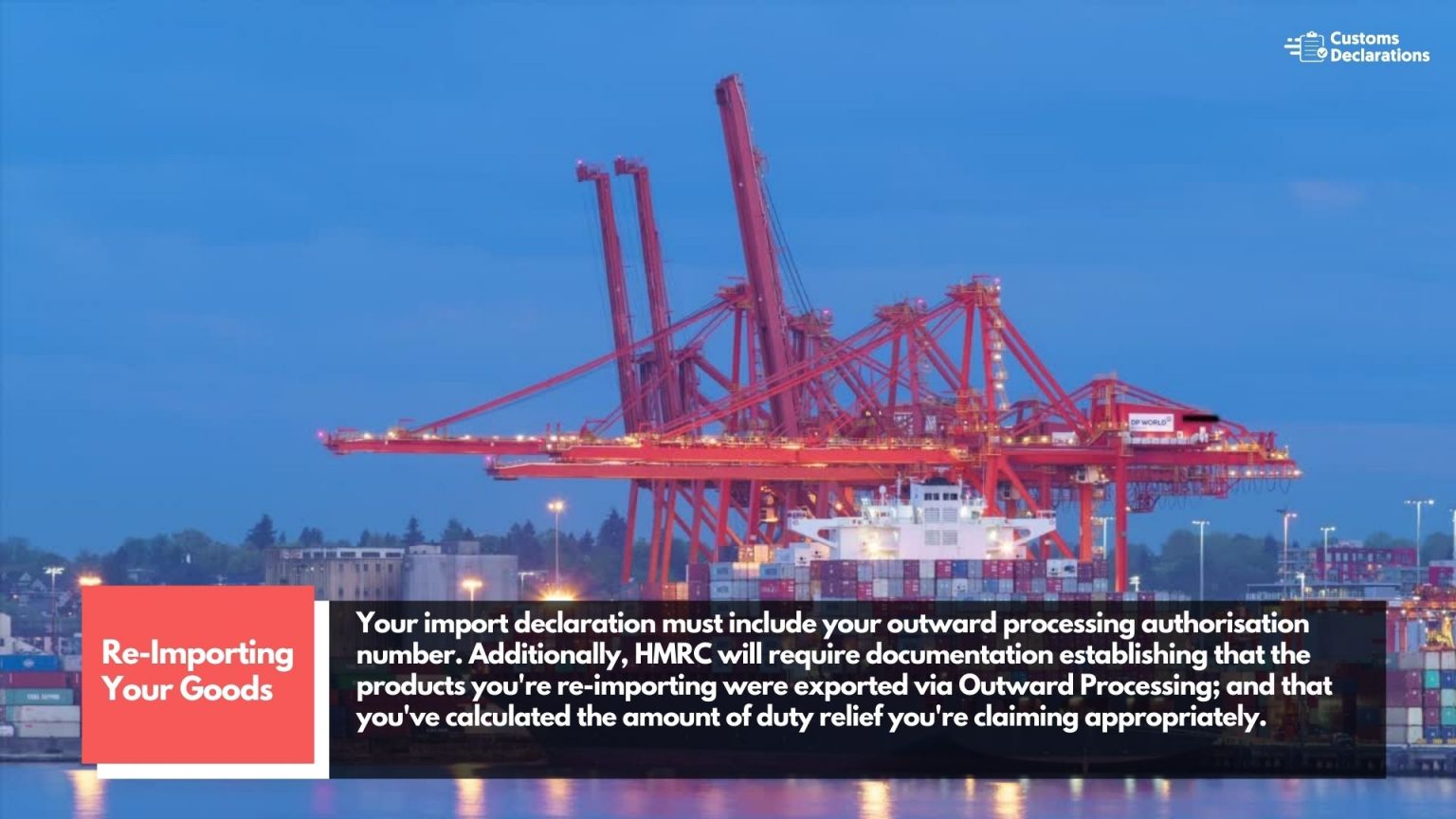 Customs Procedures | A quick guide to Outward Processing to claim full ...