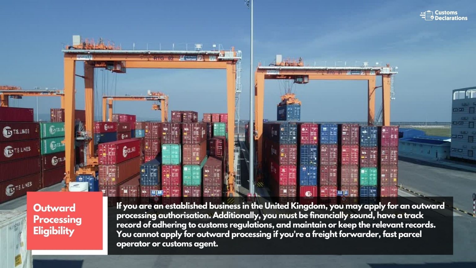 Customs Procedures | A quick guide to Outward Processing to claim full ...