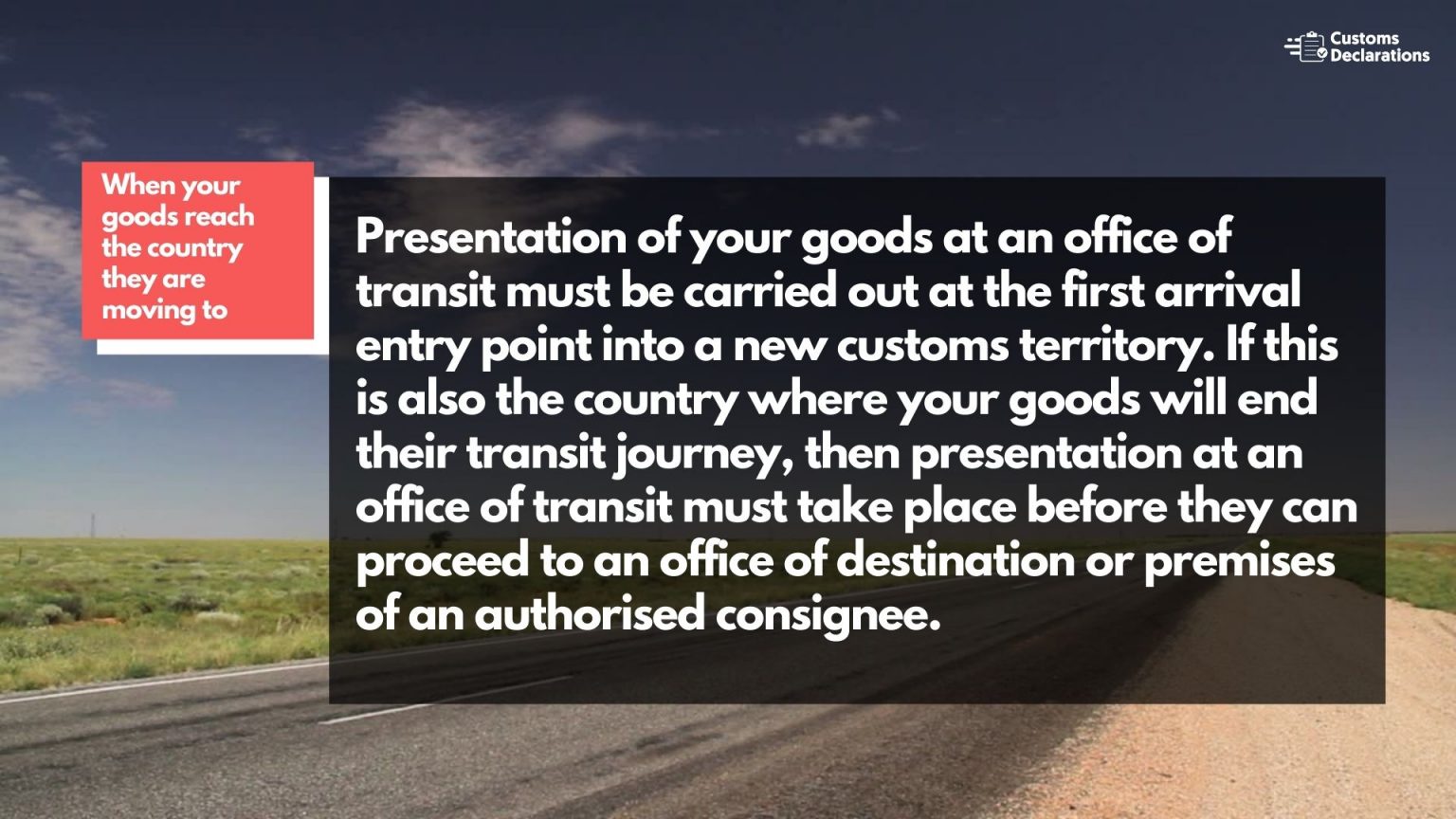 Transit Accompanying Document (TAD) | CUSTOMS ACRONYMS & GLOSSARY ...