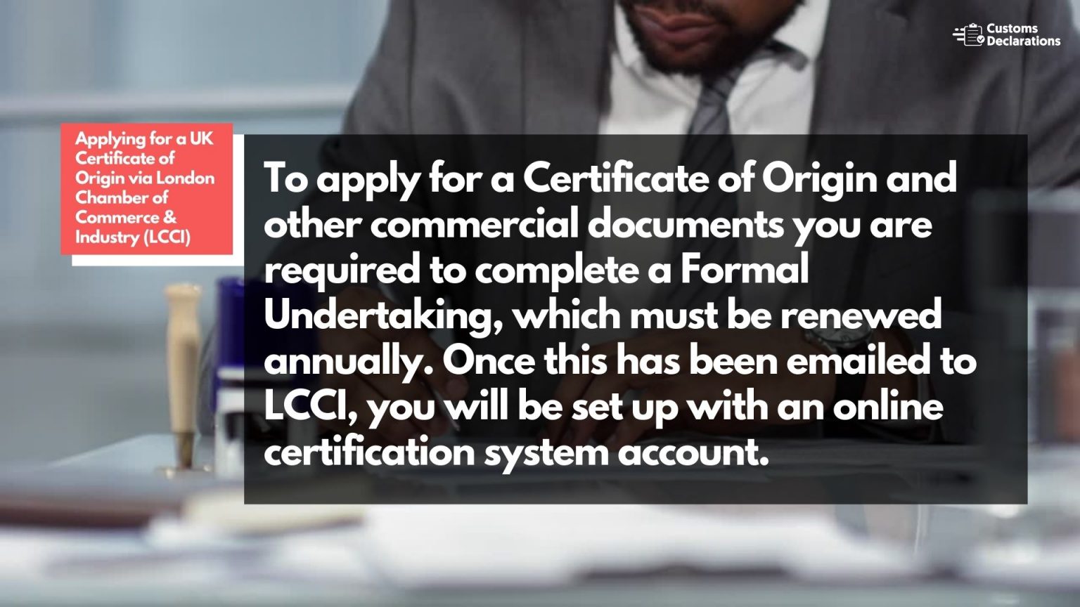 UK Certificate of Origin | CUSTOMS ACRONYMS & GLOSSARY | Customs ...