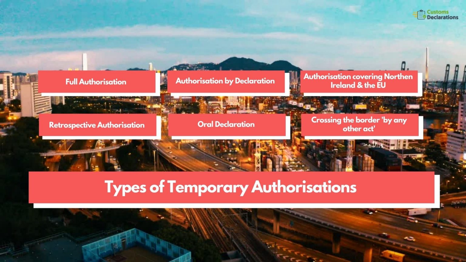 Customs Procedures | A quick guide to using Temporary Admission to ...