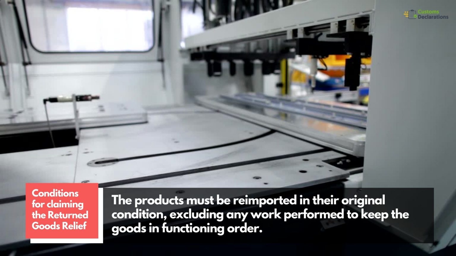 Customs Procedures | How to use Returned Goods Relief (RGR) to obtain ...