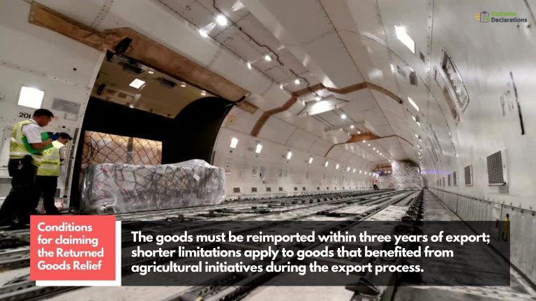 Customs Procedures | How to use Returned Goods Relief (RGR) to obtain ...