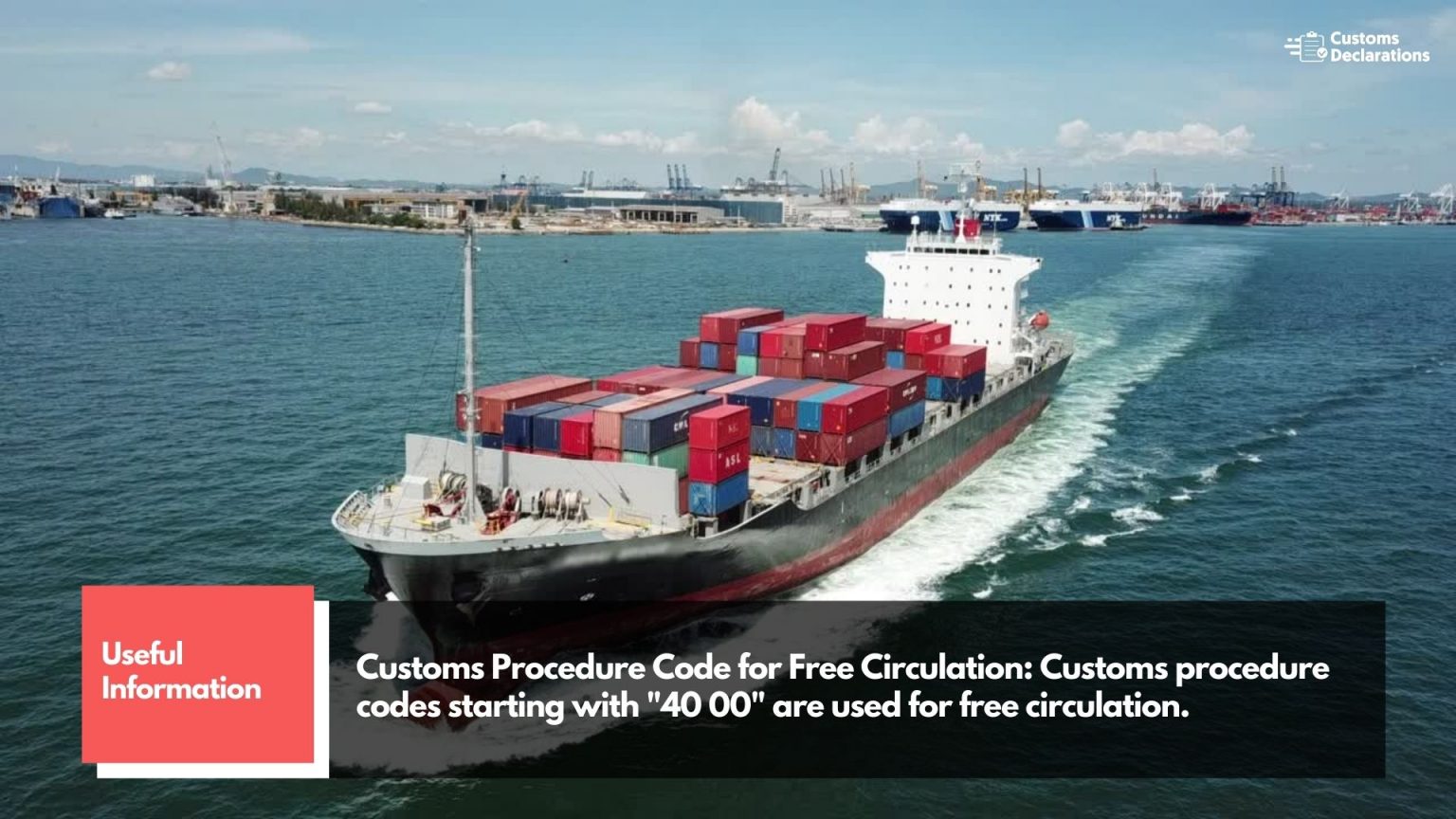 Customs Procedures | A quick guide to importing goods using the Free Circulation customs ...