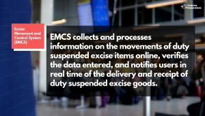 Excise Movement and Control System (EMCS) | CUSTOMS ACRONYMS & GLOSSARY ...