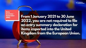 Entry Summary Declaration (ENS) | CUSTOMS ACRONYMS & GLOSSARY | Customs ...