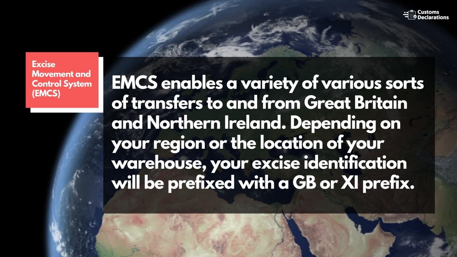Excise Movement and Control System (EMCS) | CUSTOMS ACRONYMS & GLOSSARY ...