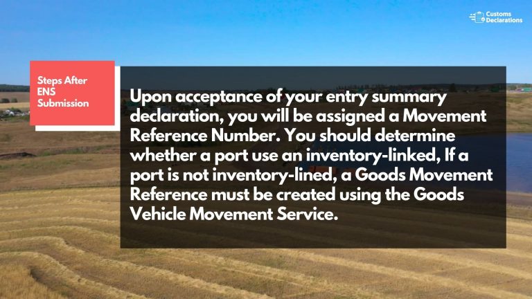 Entry Summary Declaration (ENS) | CUSTOMS ACRONYMS & GLOSSARY | Customs ...
