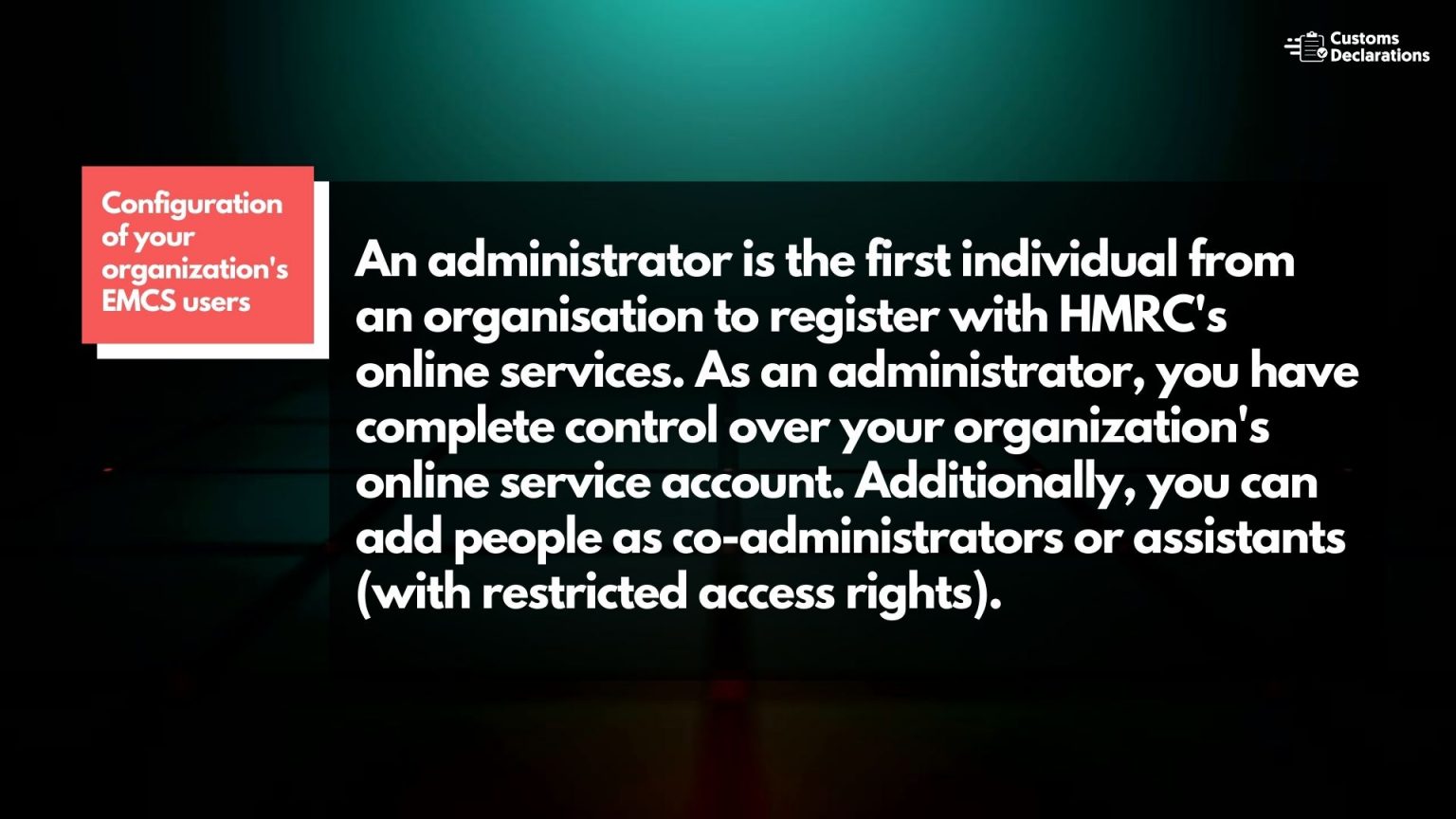 Excise Movement and Control System (EMCS) | CUSTOMS ACRONYMS & GLOSSARY ...