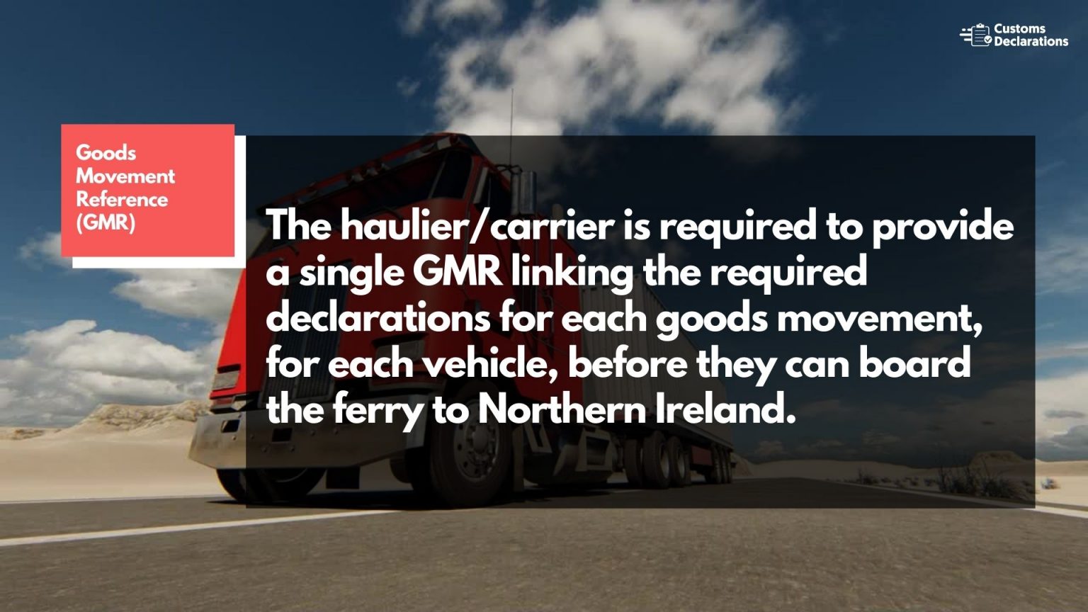 Goods Movement Reference (GMR) | CUSTOMS ACRONYMS & GLOSSARY | Customs ...