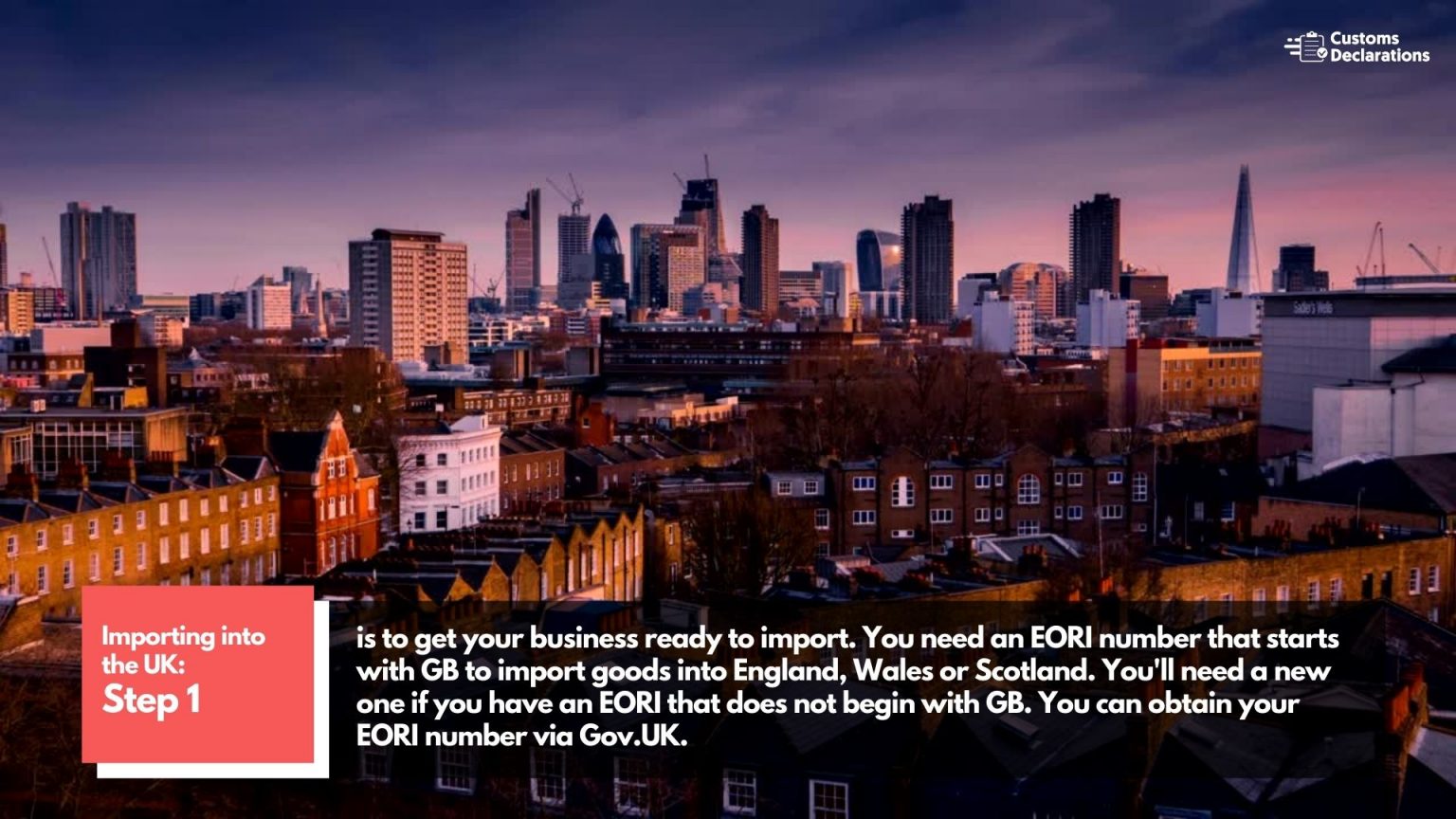 A step by step guide to import goods into the UK | Customs-Declarations.UK