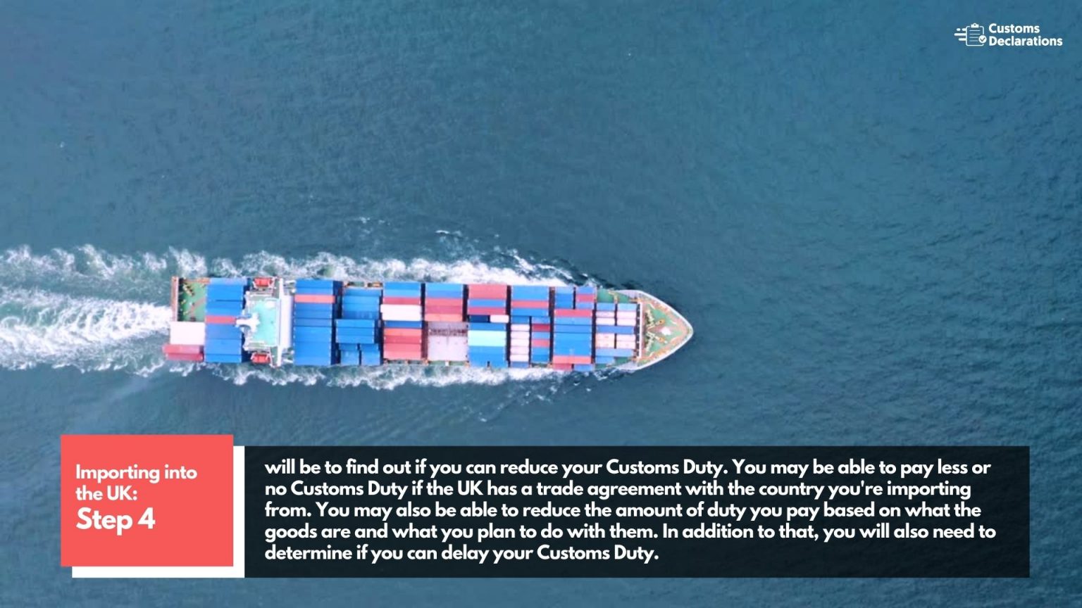 A step by step guide to import goods into the UK | Customs-Declarations.UK