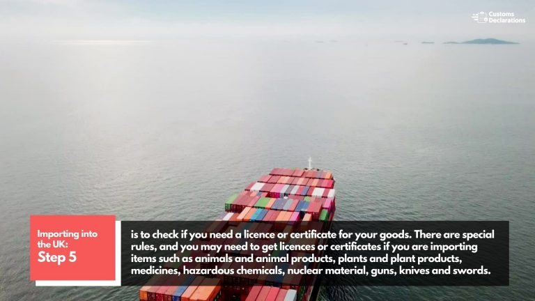 A step by step guide to import goods into the UK | Customs-Declarations.UK