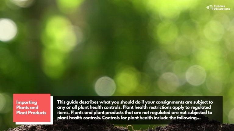 A quick guide to Importing plants and plant products from the E.U. to ...