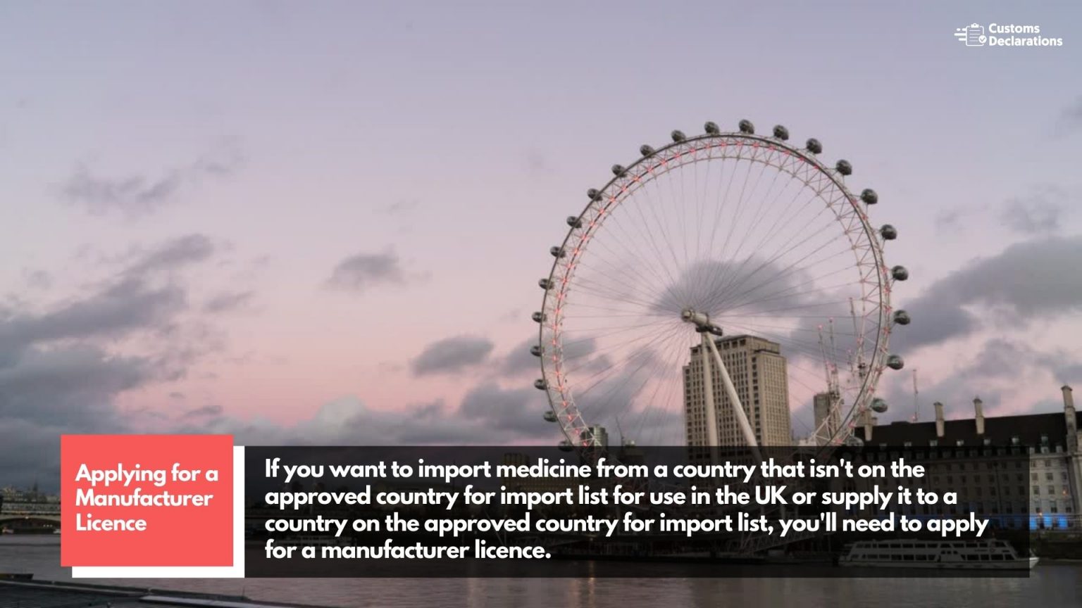 A Quick Guide to Importing a human medicine to the UK | Customs ...