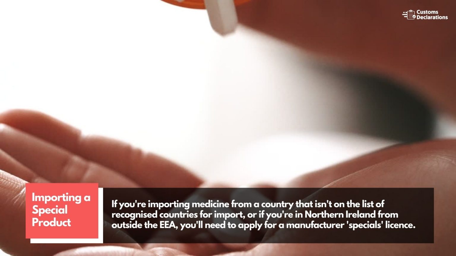 A Quick Guide to Importing a human medicine to the UK | Customs ...