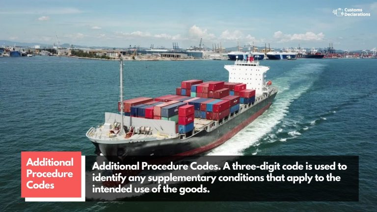 Customs Additional Procedure Codes for Duty Relief (C-Series Codes ...