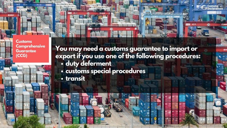 Customs Comprehensive Guarantee (CCG) | CUSTOMS ACRONYMS & GLOSSARY ...