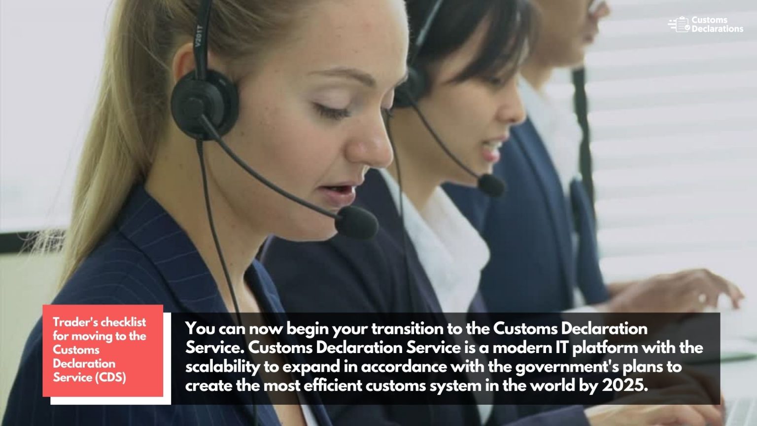 Trader's checklist for moving to the Customs Declaration Service (CDS ...