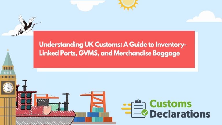 Guide To Generating An Export Declaration For Goods From A Uk Customs Bonded Warehouse Via
