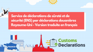 Service de déclarations de sûreté et de sécurité (ENS) par déclarations ...