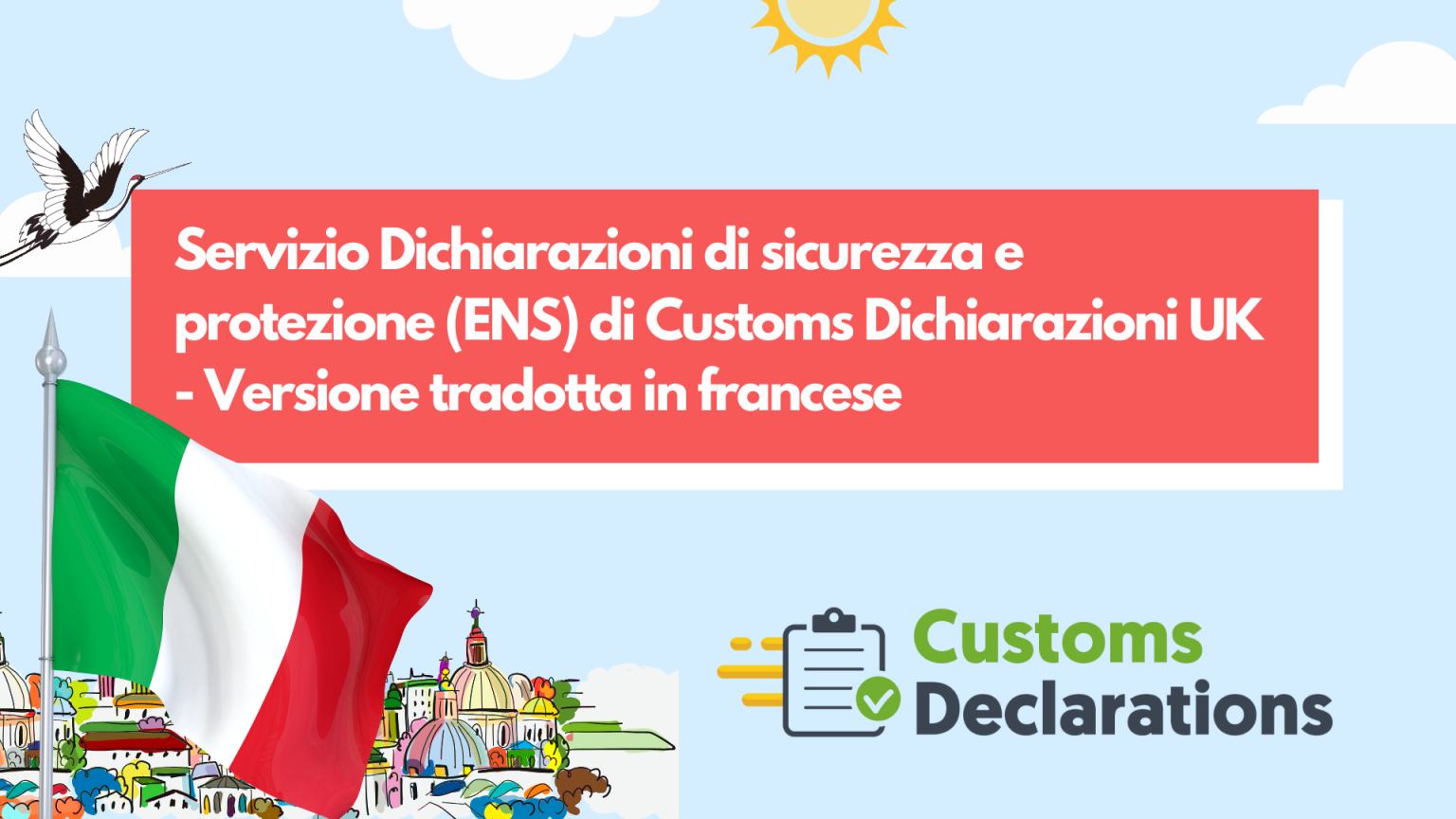 Servizio dichiarazione di sicurezza e protezione (ENS) di Customs ...