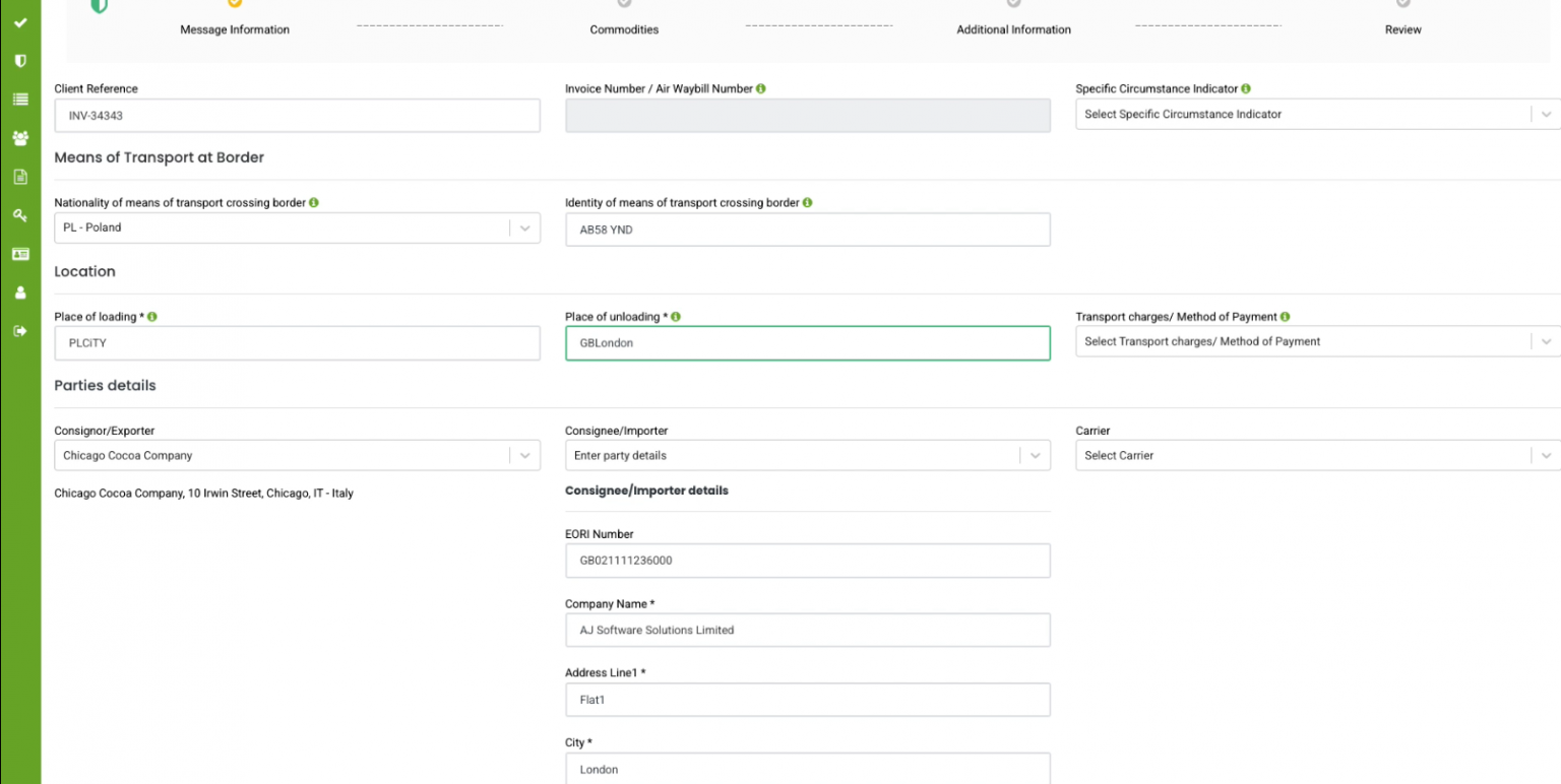 Submitting Safety and Security Declarations (ENS) on Customs ...