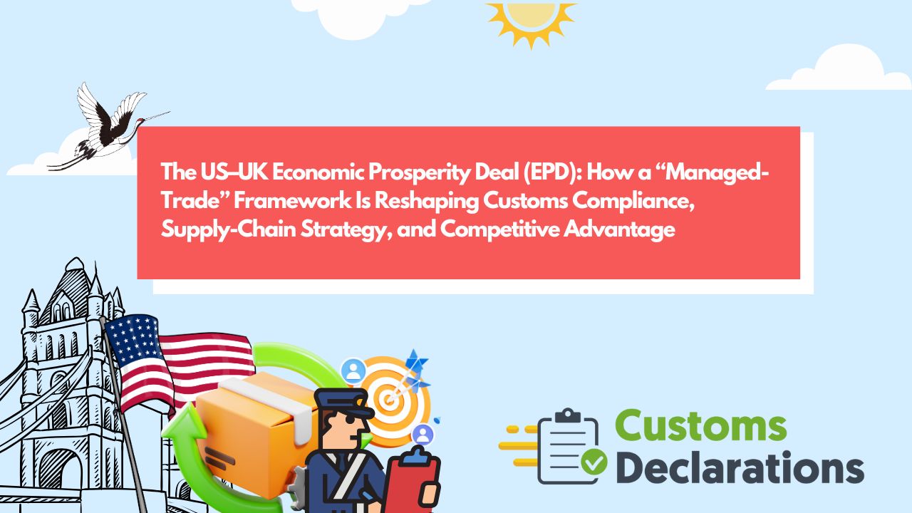 The US–UK Economic Prosperity Deal (EPD): How a “Managed-Trade ...