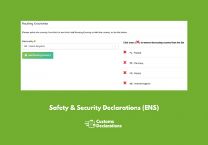HMRC Safety & Security / GB Entry Summary Declaration (ENS) Data Entry ...