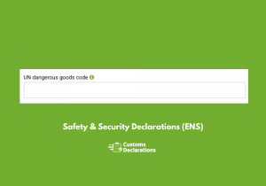 HMRC Safety & Security / GB Entry Summary Declaration (ENS) Data Entry ...