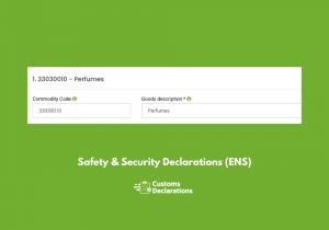 HMRC Safety & Security / GB Entry Summary Declaration (ENS) Data Entry ...