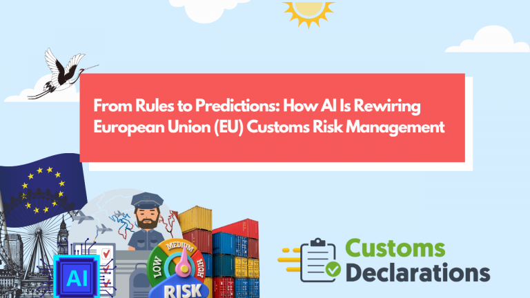 Uk Safety And Security Declaration Hmrc Entry Summary Declaration Faqs Customs Declarations Uk