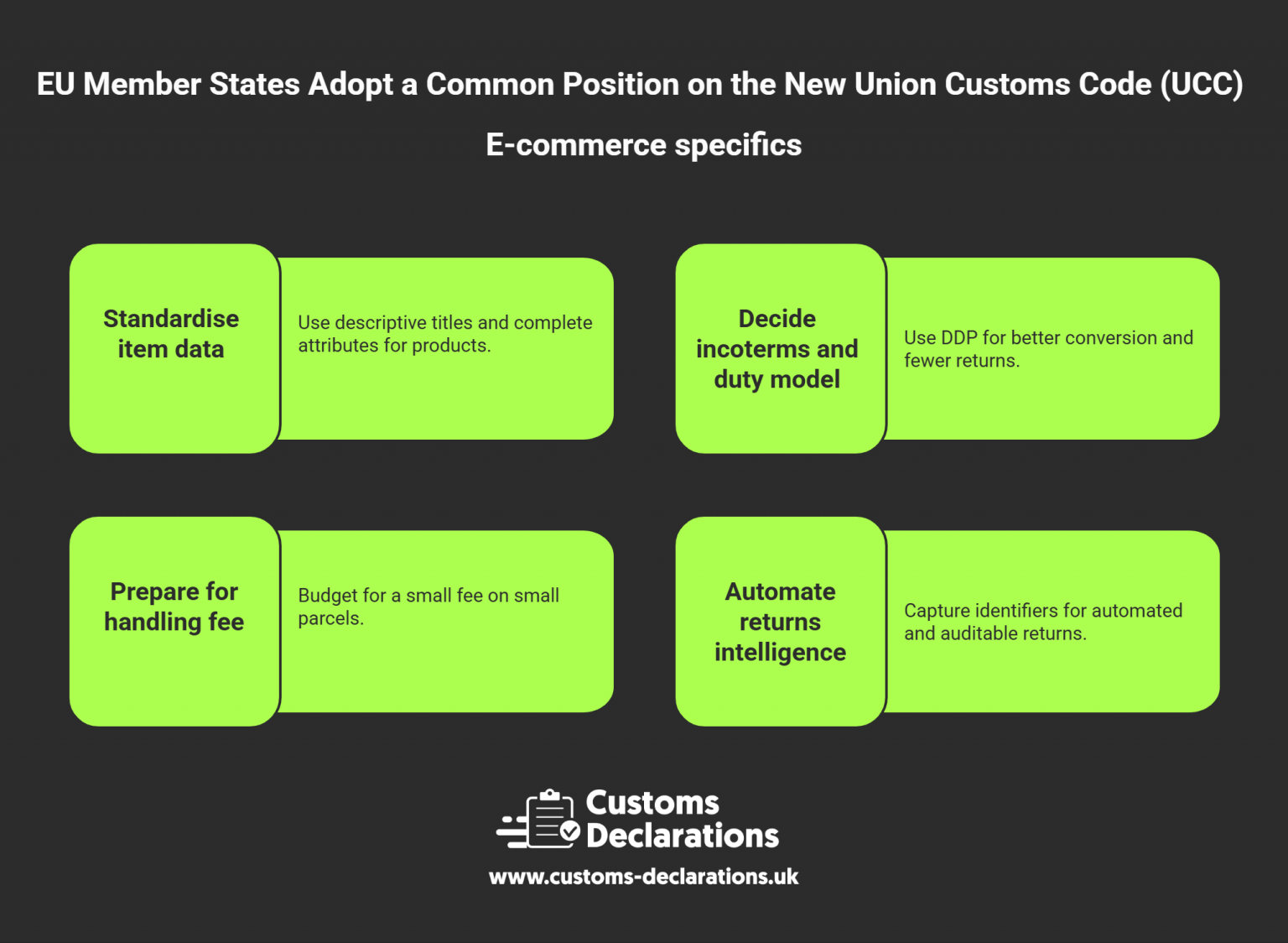 Milestone in EU Customs Reform: Member States Adopt a Common Position ...